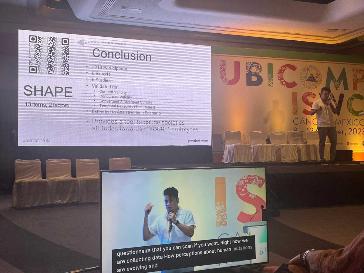 New scale on attitudes towards augmented humans (Ubicomp 2023) – Human-AI Interaction